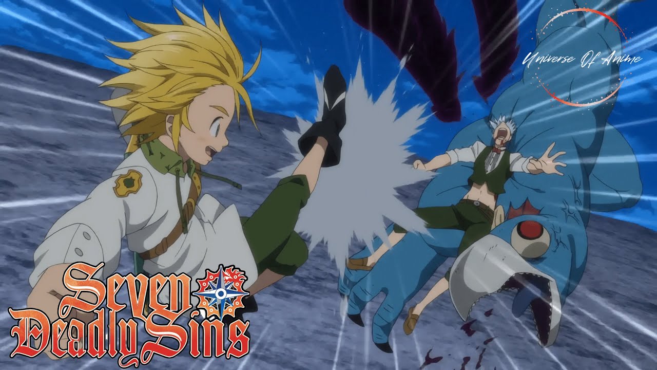 Meliodas & Ban VS Blue Demons FULL FIGHT SCENE | Seven Deadly Sins ...
