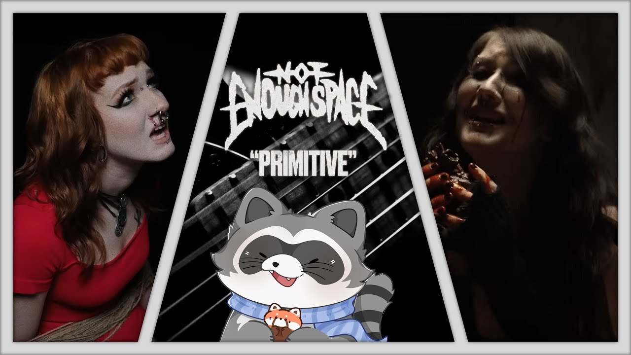 EATING GOOD TONIGHT! #blegh | Not Enough Space "Primitive" | Raccoon ...