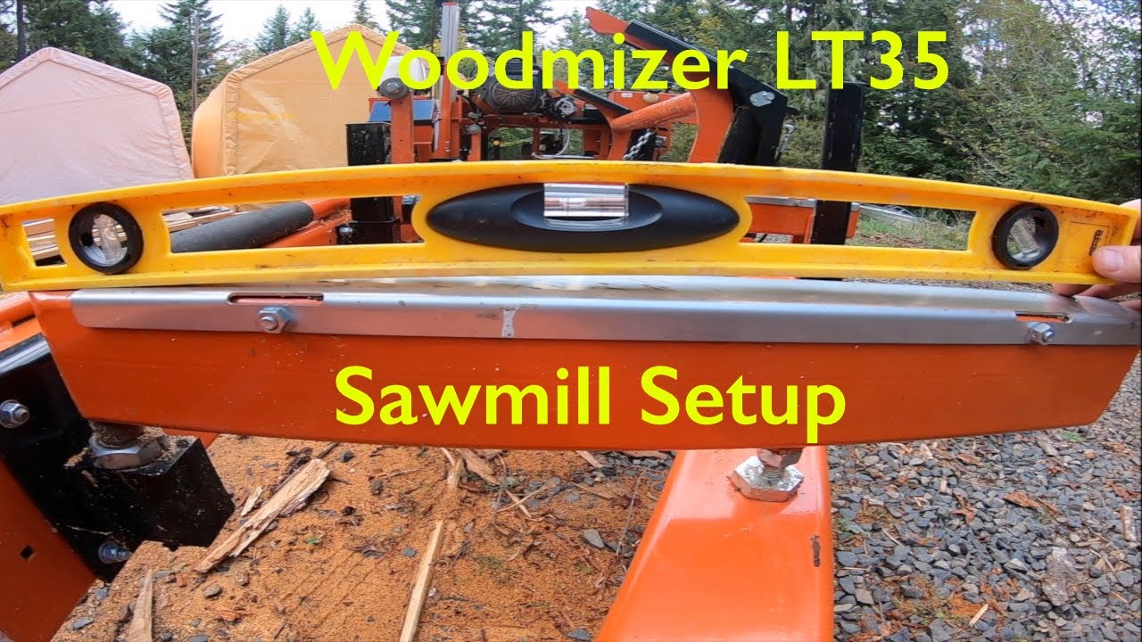 Portable Sawmill | Setting up the Wood-Mizer LT35 Sawmill - YouTube