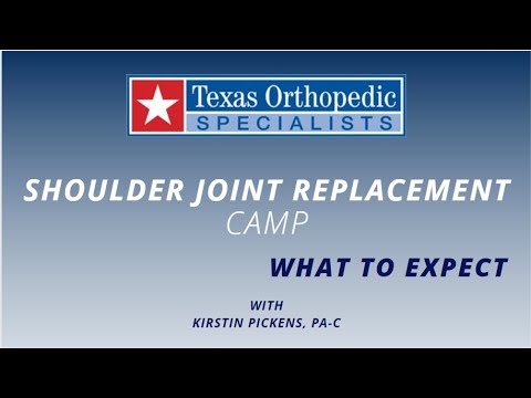 Shoulder Joint Replacement Camp with Kirstin - YouTube