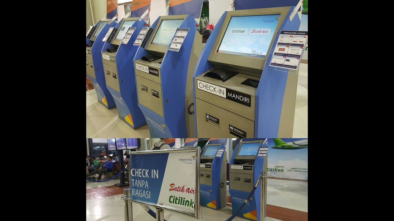 Citilink Self Check-in Counter SOETTA - YouTube
