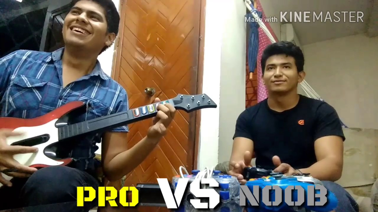 PRO VS NOOB GUITAR HERO 3 - YouTube