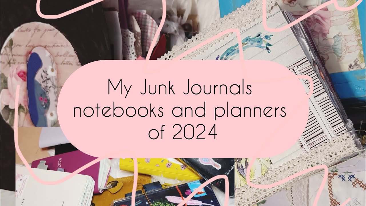 🦋🌸 my completed journals notebooks and planners of 2024 💕🎉 - YouTube