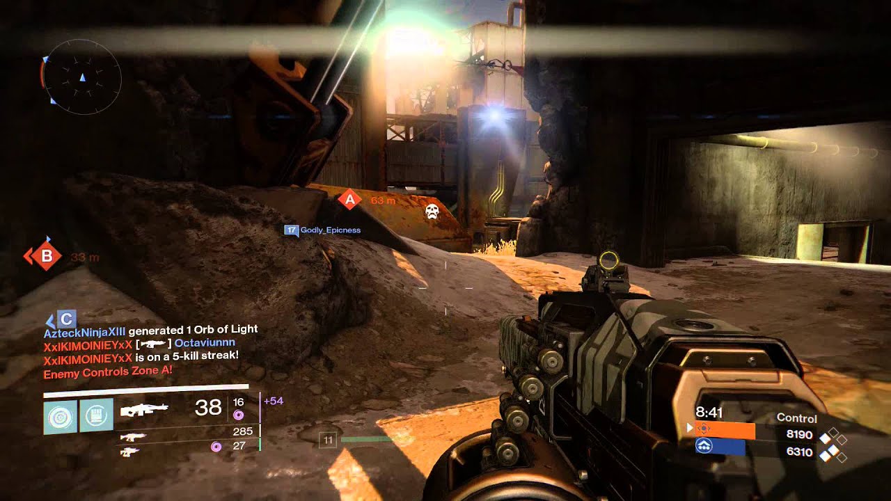 Destiny - Crucible: Control on Exodus Blue Map Online Multiplater ...
