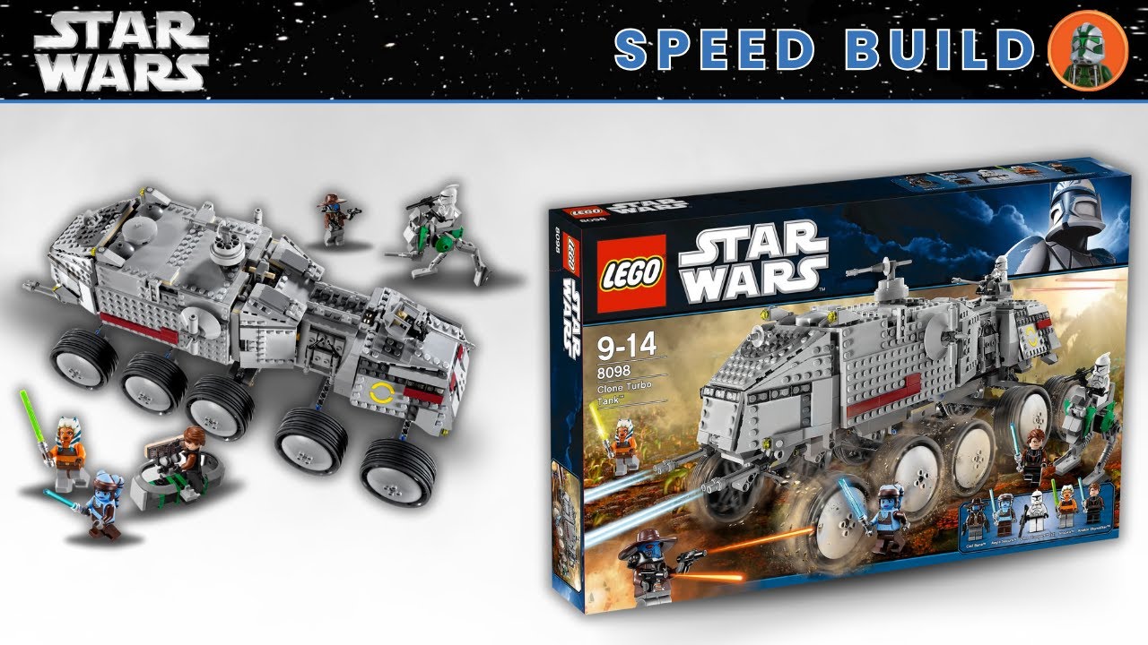 ⚡️ Full Speed Build｜LEGO Star Wars 8098 Clone Turbo Tank - YouTube