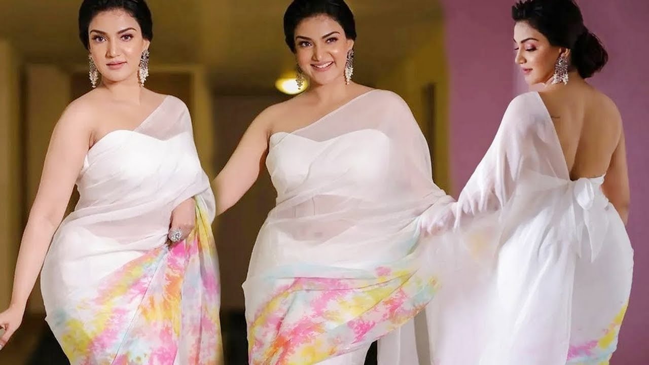 Honey Rose's stunning appearance in a white dhawani set has led to ...
