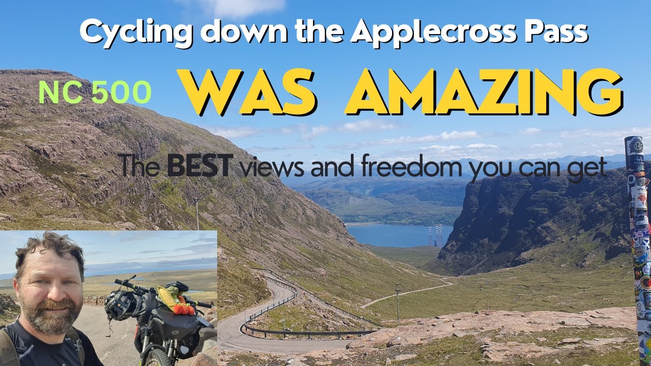 The BEST experience - Cycling down the Applecross Pass in Scotland ...