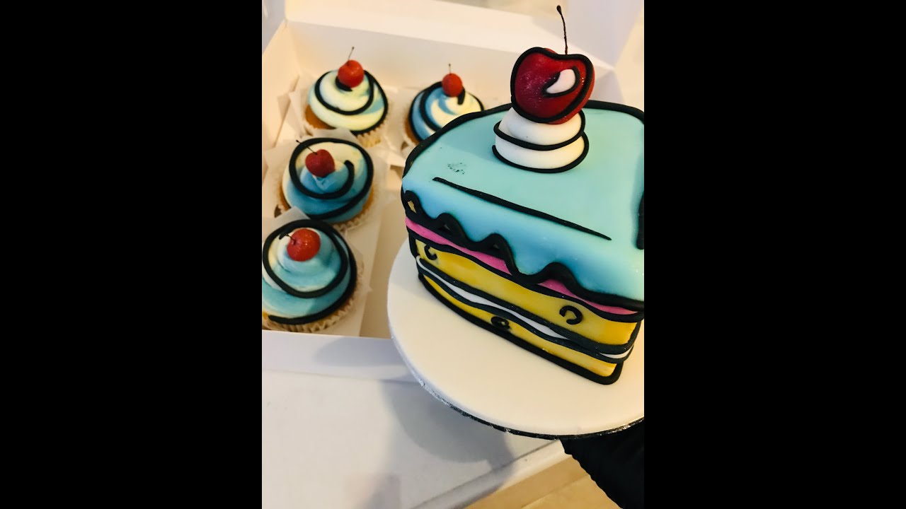HOW TO | Trending Cake| Comic Cake | Latest Cake Trend | - YouTube