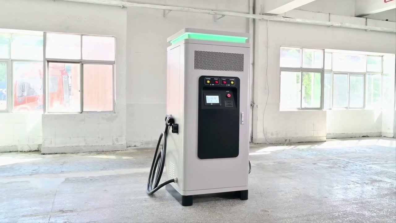60kwh energy storage battery buffer EV charger car factory test ...