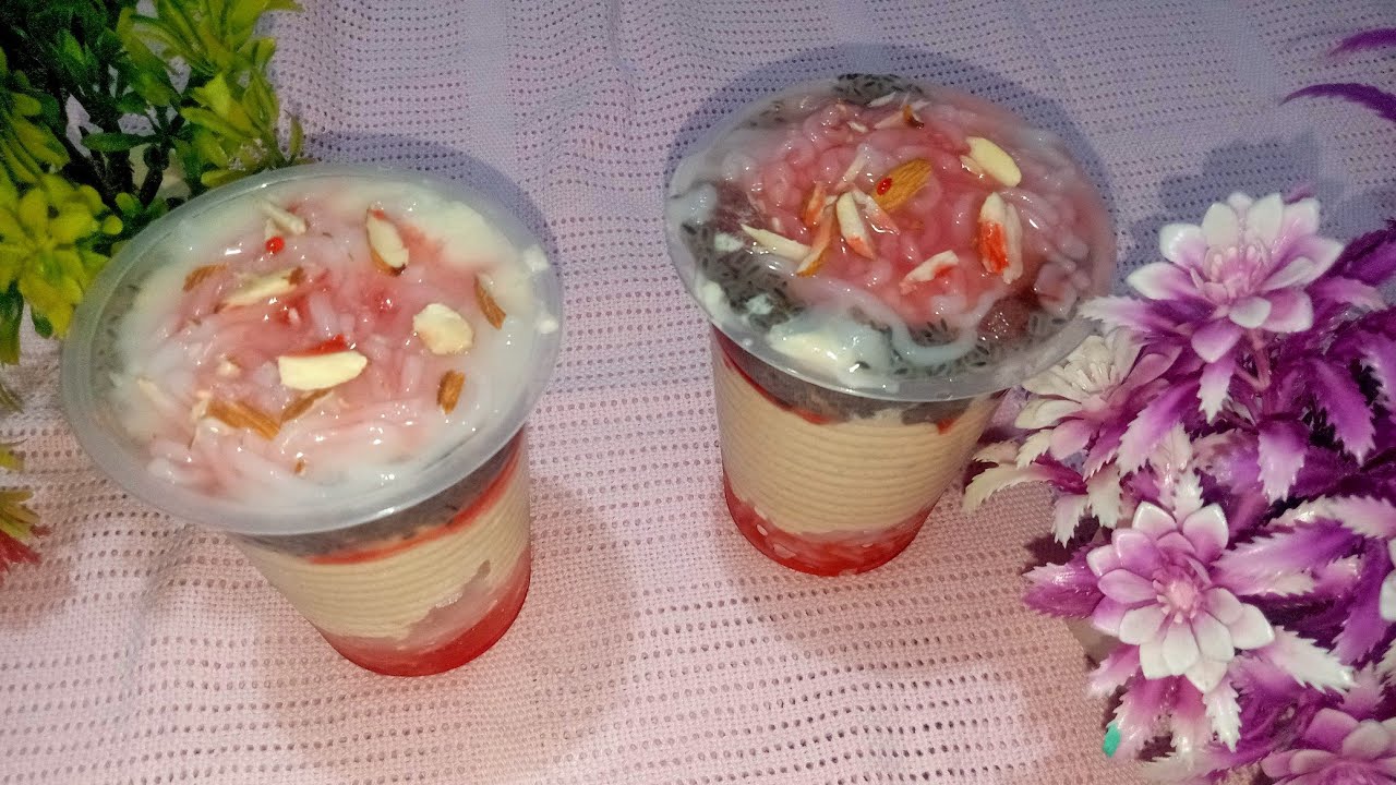 falooda recipe/ home made falooda / yummy # easy # recipe# - YouTube