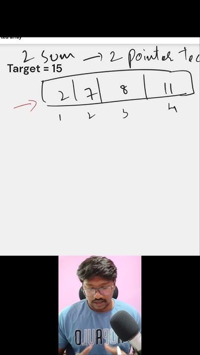 Learn To Solve 2 Sum Leetcode Problem In 1 Minute Using Two Pointer Technique Dsa Nerchuko