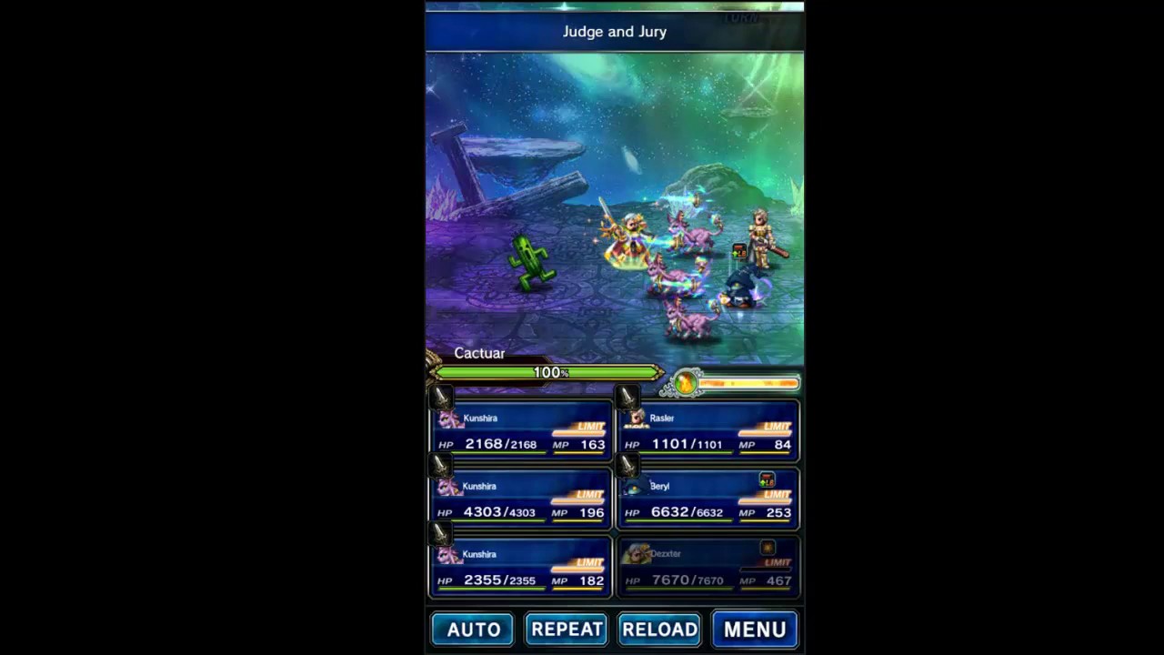 FFBE Limit Bursts - 7-star Aurora Fryevia (Judge and Jury) - YouTube