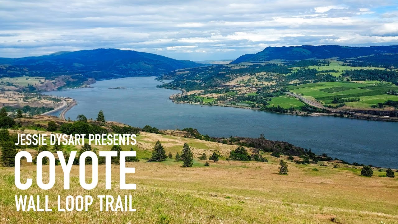 Coyote Wall Loop Trail in Washington State Virtual Hike | 4K Cinematic ...