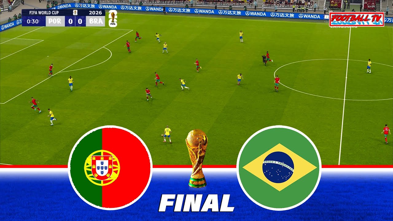 PORTUGAL vs BRAZIL - FIFA World Cup 2026 Final USA | Full Match All Goals | PES Gameplay PC ...