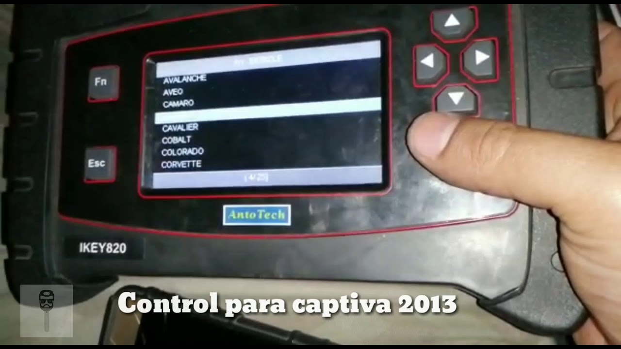 Programación control Captiva 2013 - YouTube