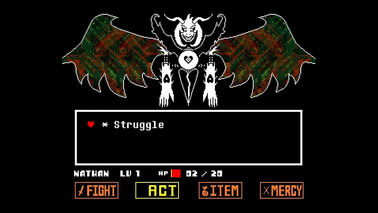 Asriel Dreemurr Boss Fight - Undertale Game Clip - YouTube