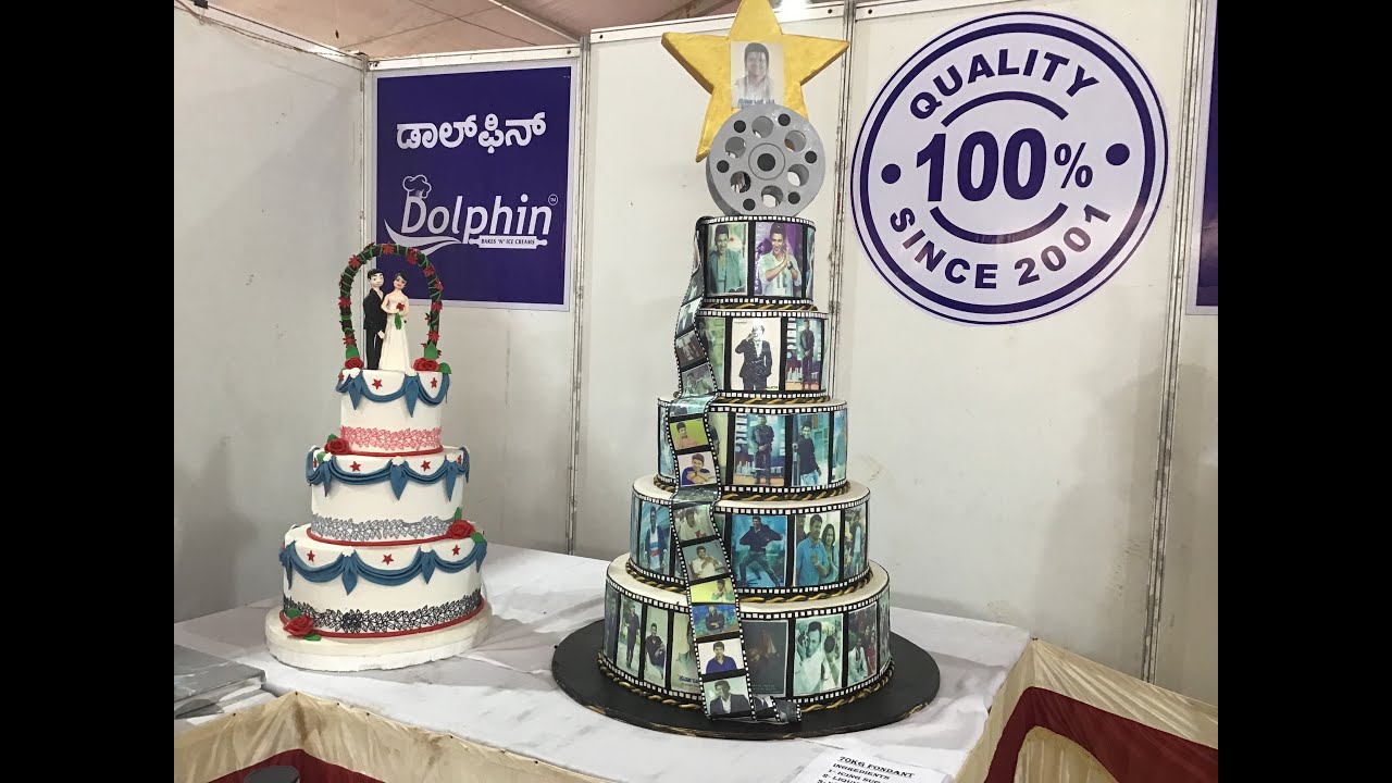 Dolphin Cake Show At Gruha Shobhe Living Style EXPO In Mysore Dec 2021 ...