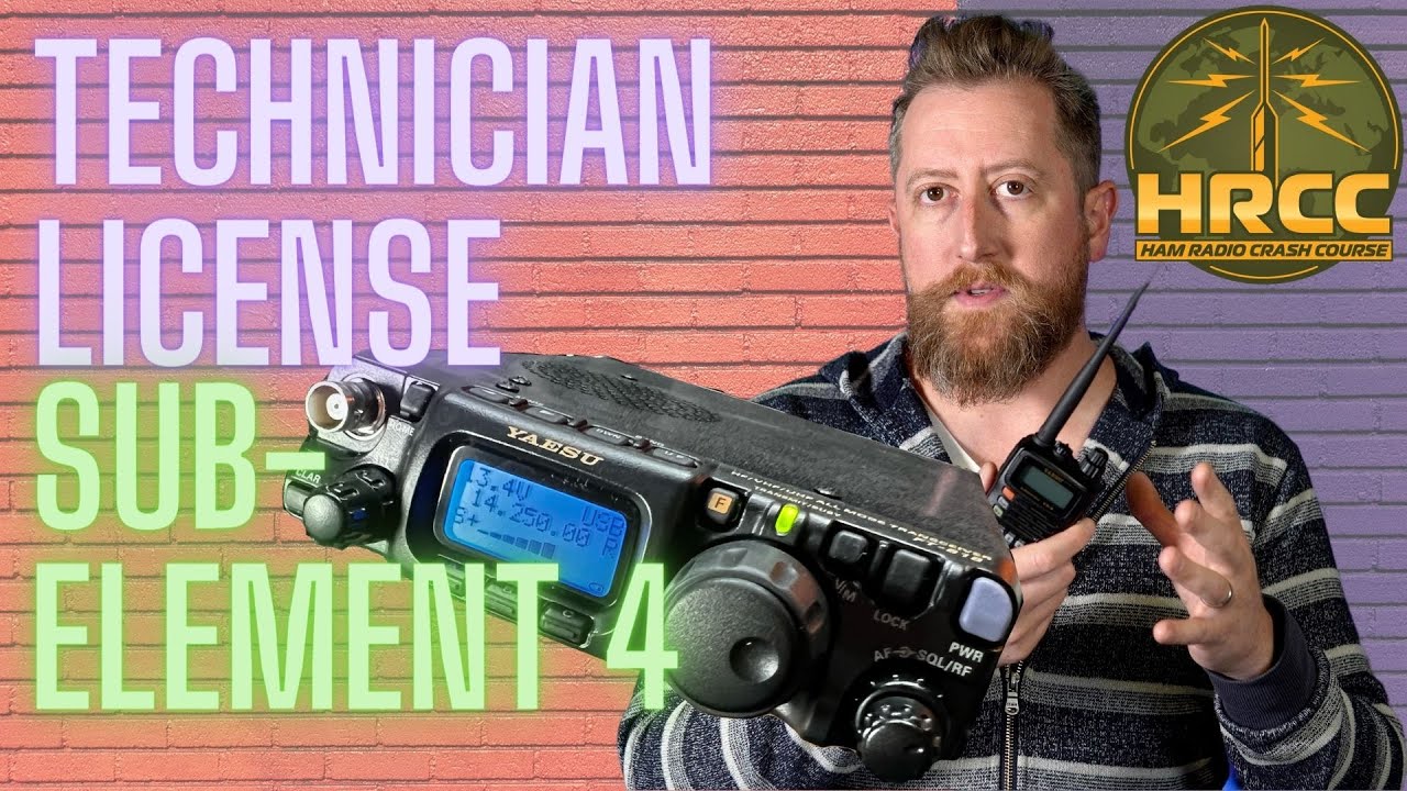 Ham Radio Technician License Prep: Sub-Element 4 (2022-2026) - YouTube