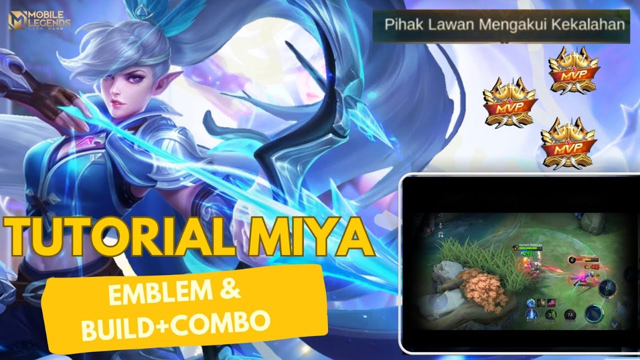 TUTORIAL MIYA TERBARU 2024! AUTO MVP! KALIAN HARUS COBA! - YouTube