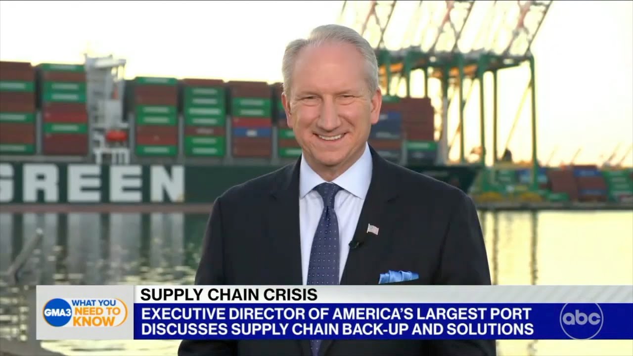 2023 State of the Port Feature: Gene Seroka in the Media - YouTube