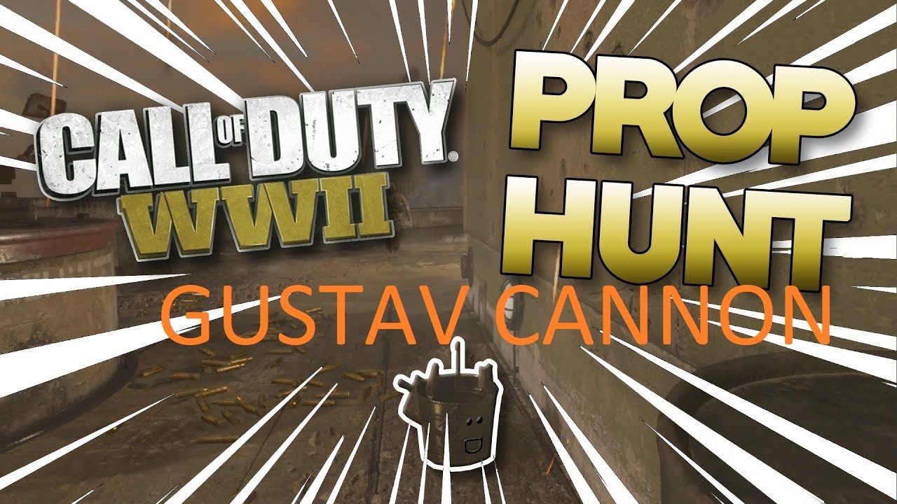 COD WW2 - Prop Hunt - Gustav Cannon - YouTube