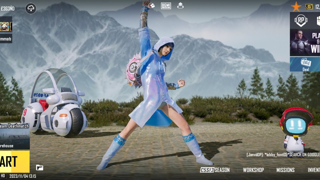 GLACIER SET WITH FROZEN KINGDOM | NEW UPDATE, NEW FD | BGMI - YouTube