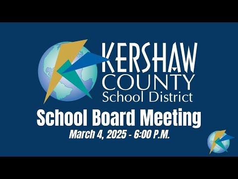 Kershaw County School Board Meeting - March 5, 2025 - YouTube