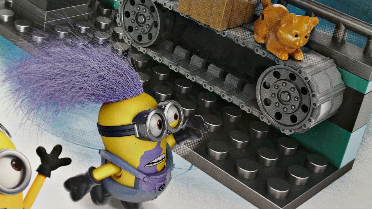 Minions Despicable Me - Mega Bloks - Mailroom Mania Playset Toys - YouTube