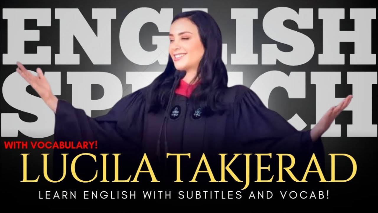 ENGLISH SPEECH | LUCILA TAKJERAD: One Kind Act, Changed Lives (English ...