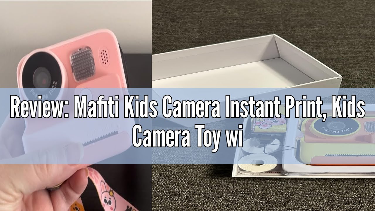 Review: Mafiti Kids Camera Instant Print, Kids Camera Toy with 48MP ...