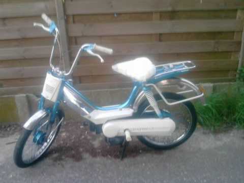 HONDA CAMINO pa50 hobbit xtreme makeover PIMPED moped for my girl - YouTube
