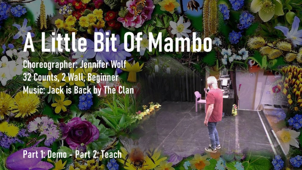 Linedance . A LIttle Bit Of Mambo - Demo & Teach - YouTube