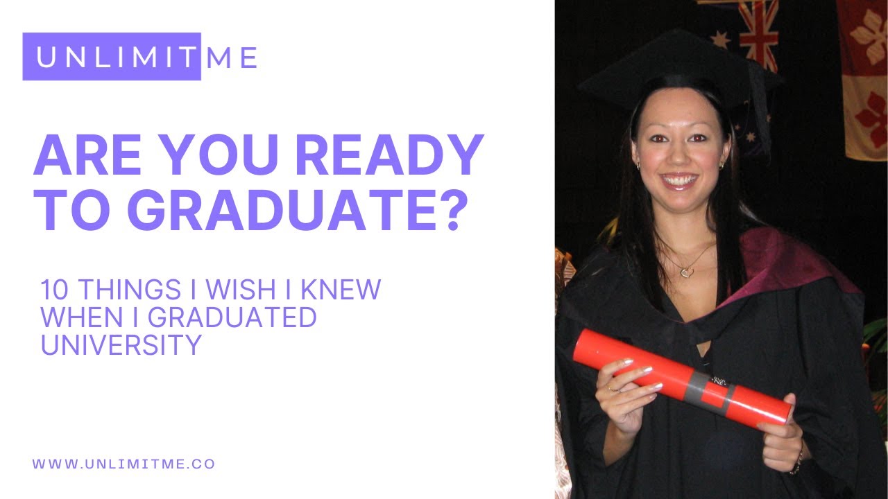 Are you ready to graduate? Learn 10 things that might help you on your ...