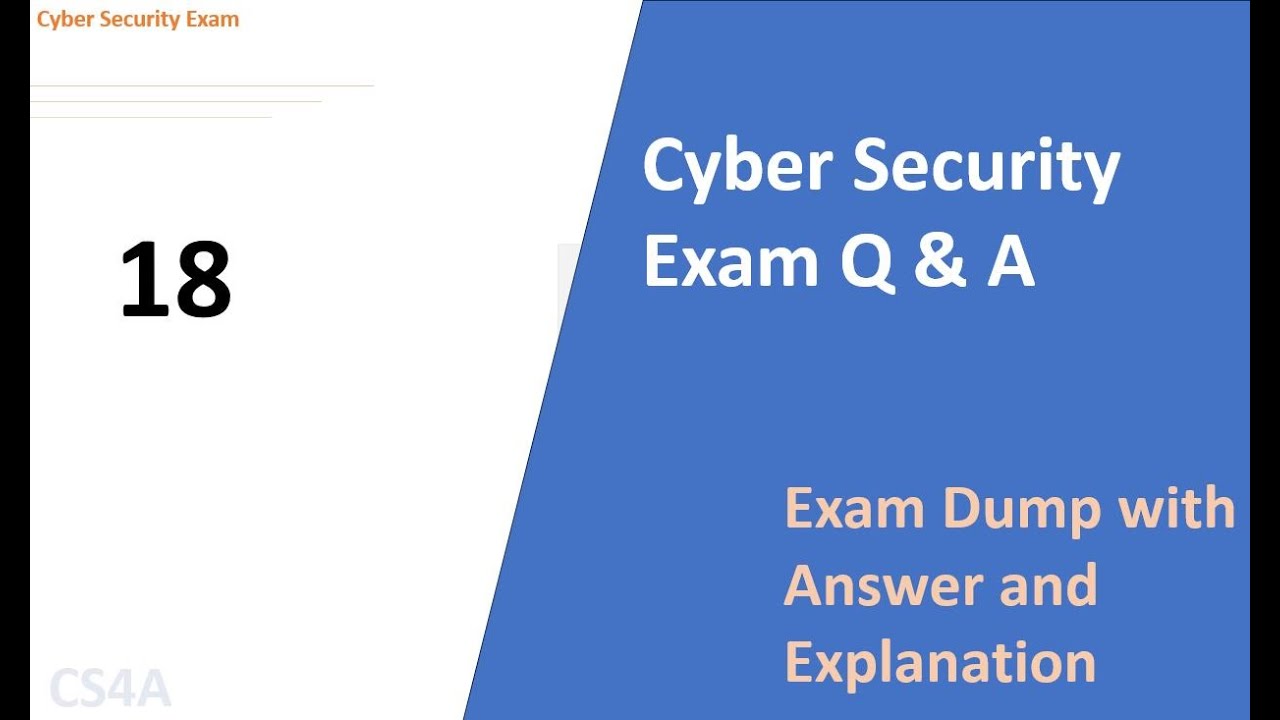 4 Cybersecurity Certification - Q and A - YouTube