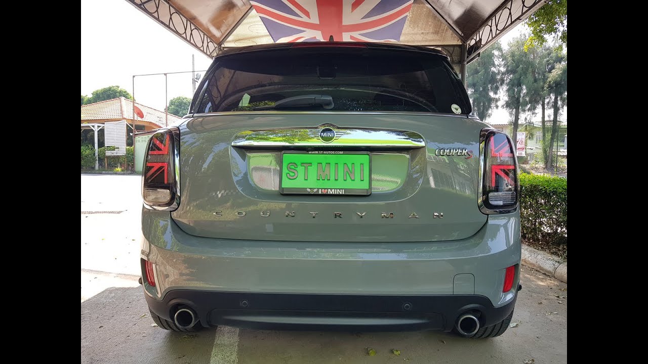 ST MINI🌈 Gen3 MINI Countryman F60 LED Union Jack Tail Light 2020 - YouTube