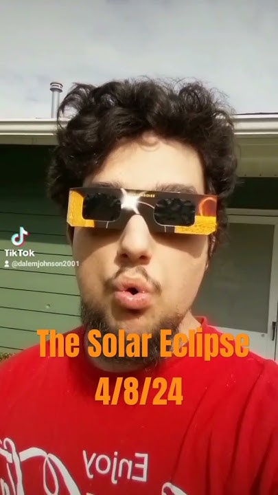 Checking out the solar eclipse - YouTube