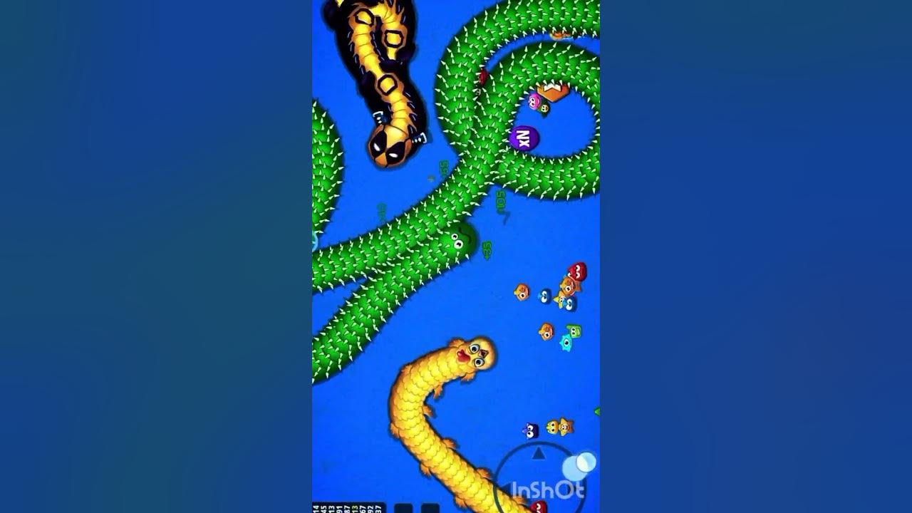 Hacker snakes worms zone game of earthworm #wormszone - YouTube