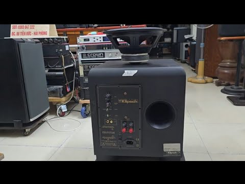 sub Klipsch sw 10 bát 25 cm .mỹ xịn.vỉ mạch cannada đời chữ ký bát lòng ...