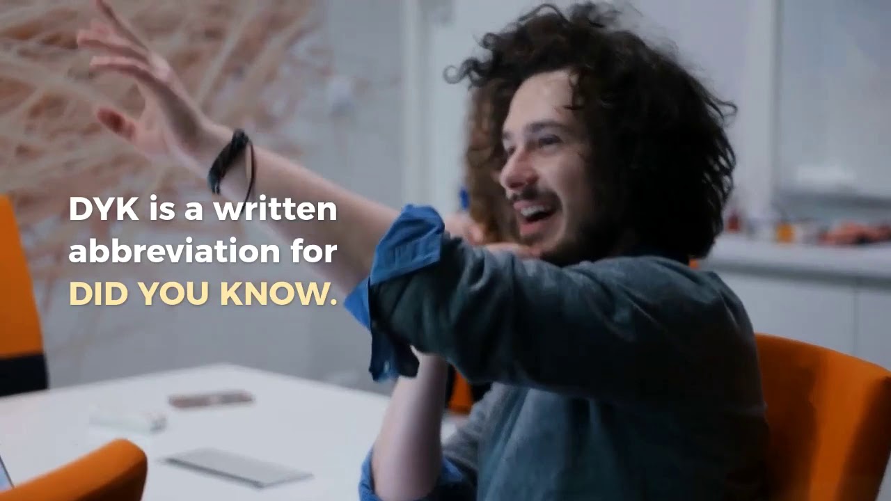 What does DYK Stand For? - YouTube