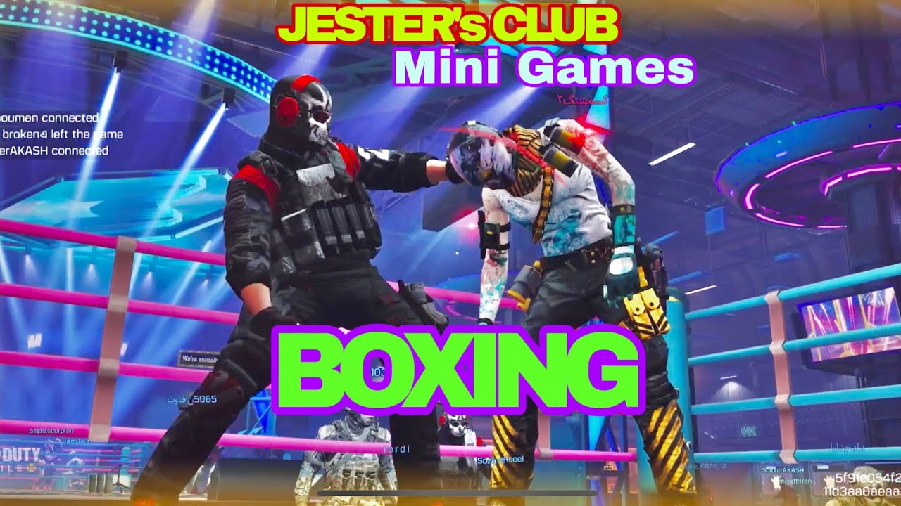 CODM | Boxing in Jester’s Club Mini Games Call of Duty Mobile Season 10 ...