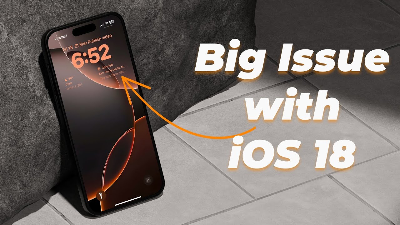 APPLE Needs to Fix this ONE Thing in iOS 18 Lock Screen Customization ...