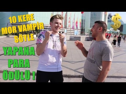 10 KEZ MOR VAMPİR DİYEBİLENE 10 TL VERDİM !
