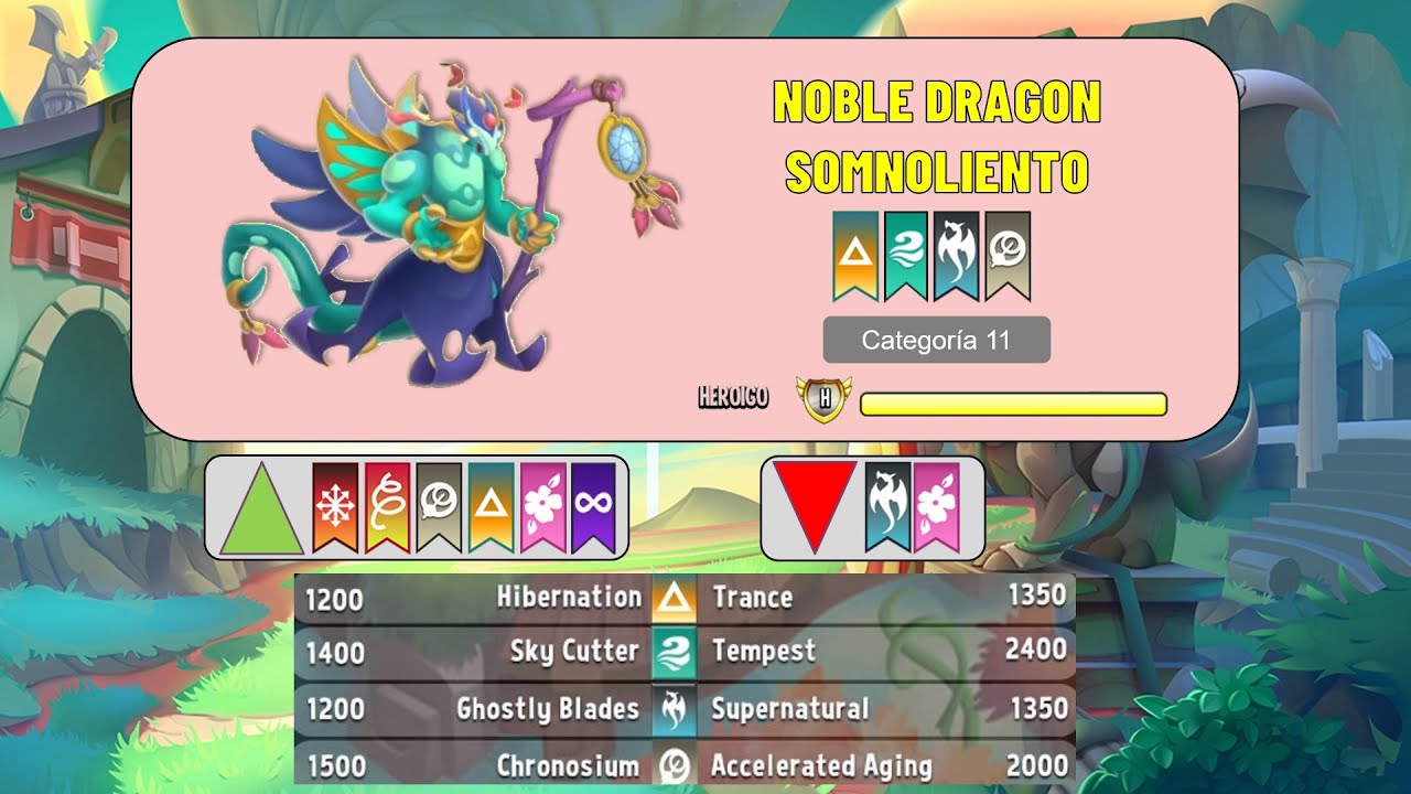 Noble Dragon Somnoliento Dragon City - AdunizPlay - YouTube