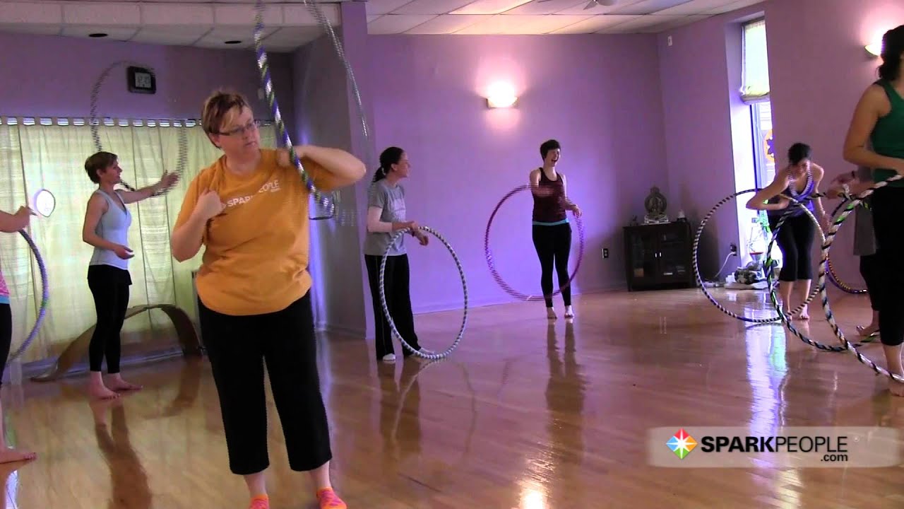 SparkPeople Tries a Hula Hooping Class - YouTube
