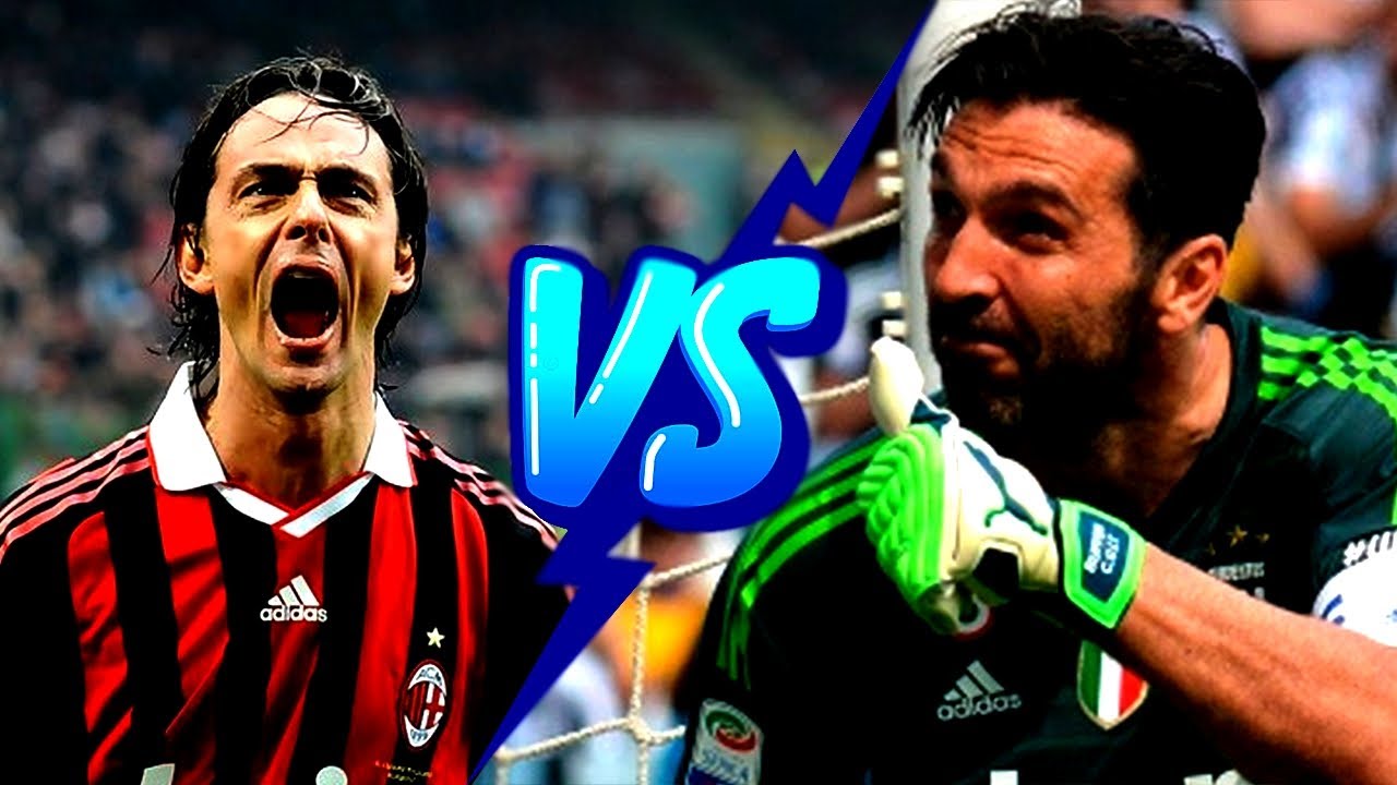 Gianluigi Buffon vs Filippo Inzaghi and other Good Great and Legendary ...