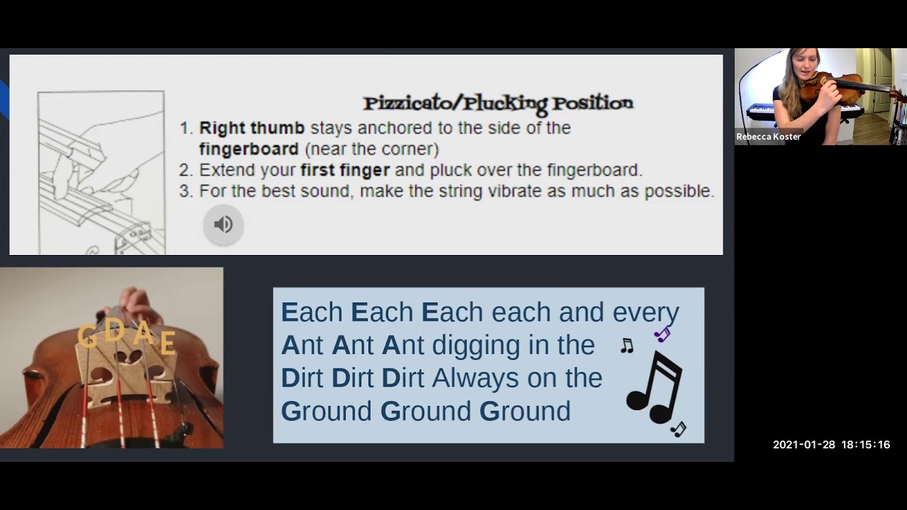 3. How to Pluck the Strings on the Violin - YouTube