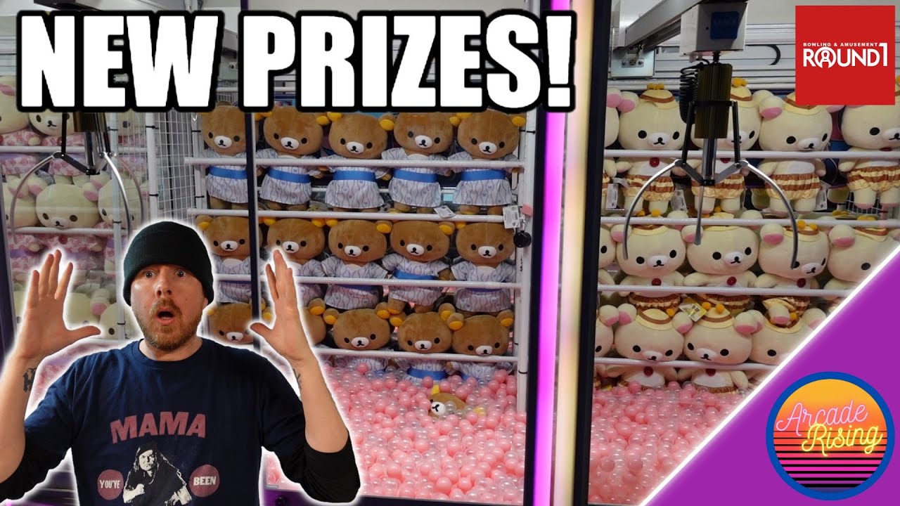Cute New Prizes in the eClaws! Round 1 Claw Machines! - YouTube