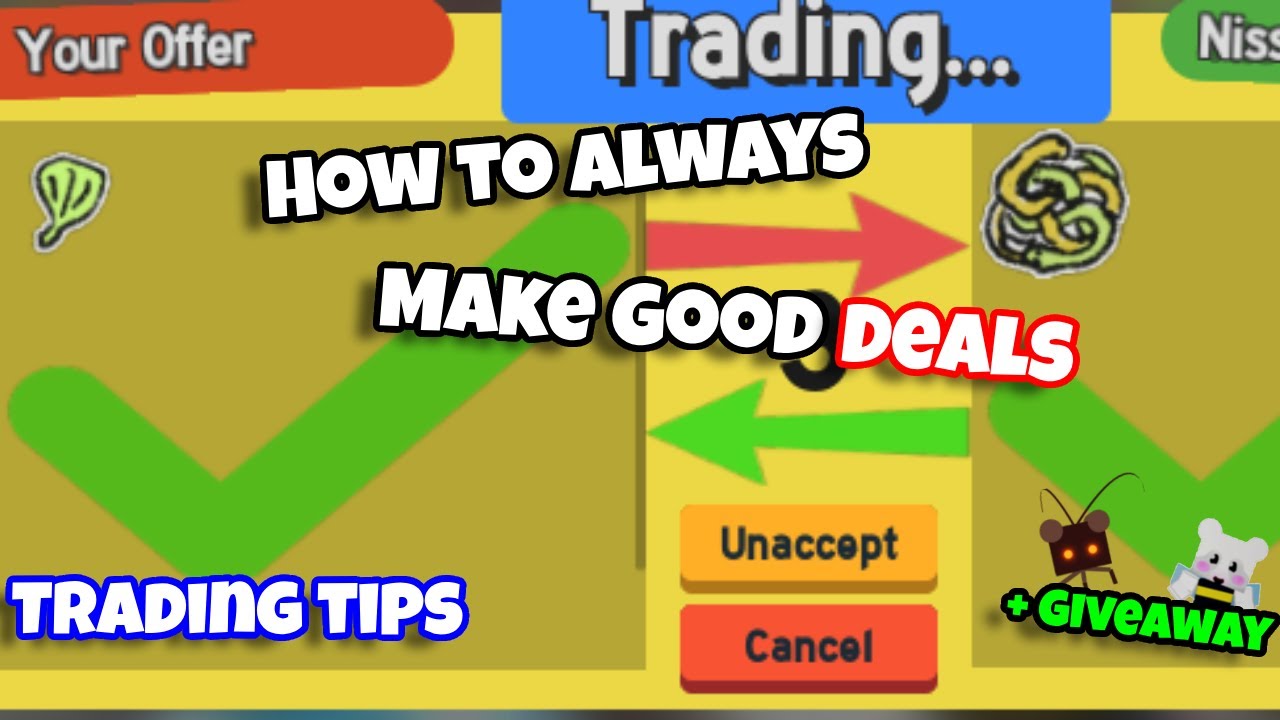 Trading Tips How To Always Find Good Deal | Bee Swarm Simulator | - YouTube