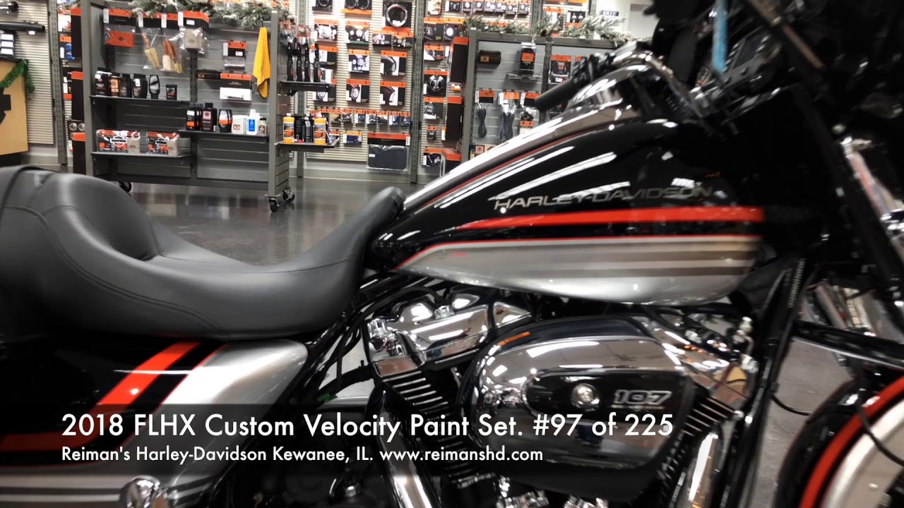 Custom Painted 2018 FLHX - YouTube