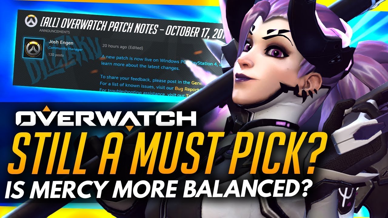 Overwatch | Is Mercy Bad Now? - Meta Balance Discussion - YouTube